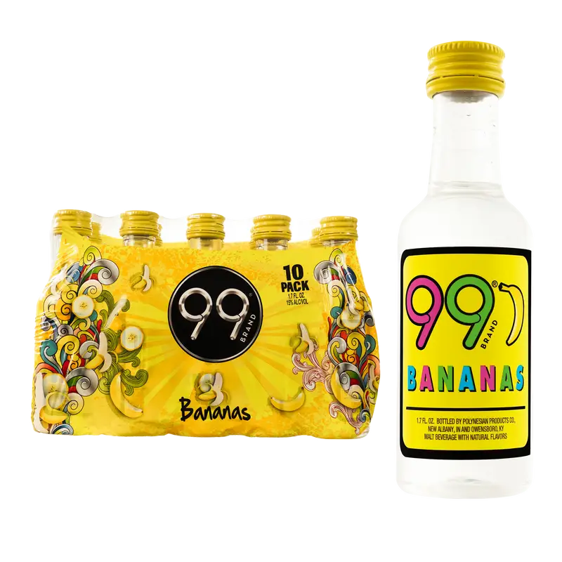 99 Brand Bananas 50ml 10pk – The Liquor Cartel