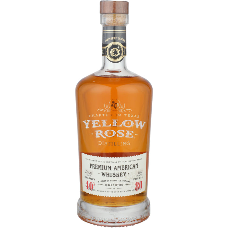 Yellow Rose Distilling Premium American Whiskey 80 750Ml – The Liquor ...