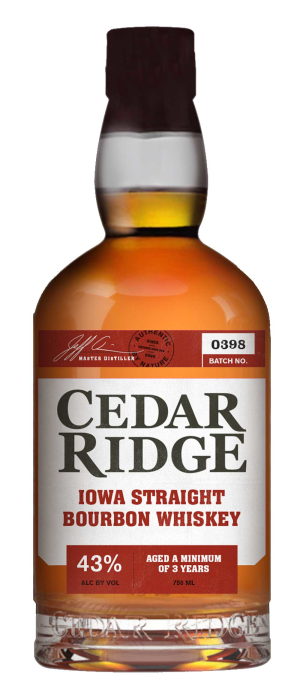 Cedar Ridge Distillery 3 Years Old Single Barrel Straight Rye Whiskey ...